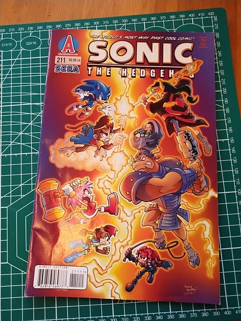 SONIC THE HEDGEHOG #211 Archie Adventure Comics 1993 faible impression ...