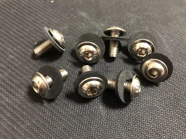 VW T5 T6 Roof Blanking bolts x Eight Stainless steel (8 bolts & washers ...