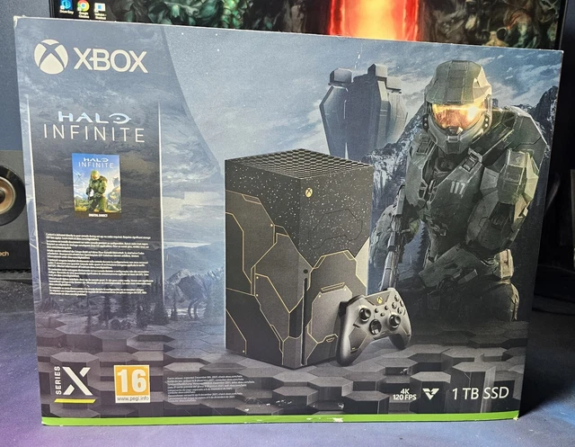 RARE XBOX SERIES X 1TB - Halo Infinite Limited Edition 20th Anniversary ...