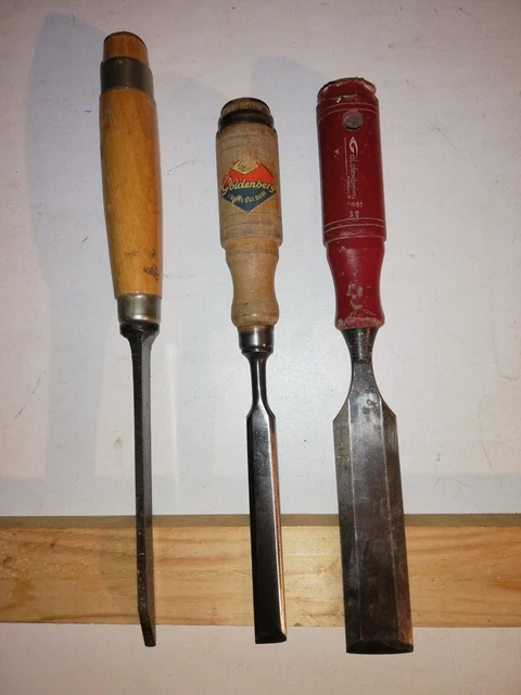LOT DE 3 Outils Ciseaux A Bois Bedane Goldenberg EUR 13,50 - PicClick FR