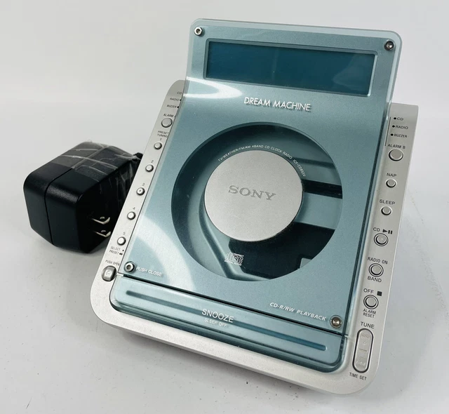 SONY DREAM MACHINE Clock Radio Alarm CD Player ICF-CD855V - Fully ...