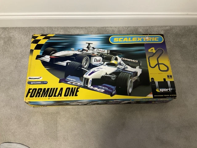 SCALEXTRIC SPORT MCLAREN & Williams F1 Team Formula One Large 4-Set ...