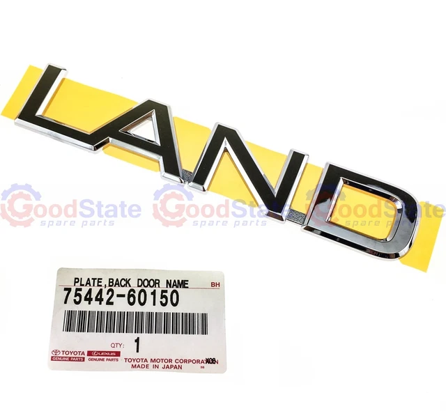 GENUINE TOYOTA LANDCRUISER HDJ101 LAND CRUISER Badge Emblem Plate ...