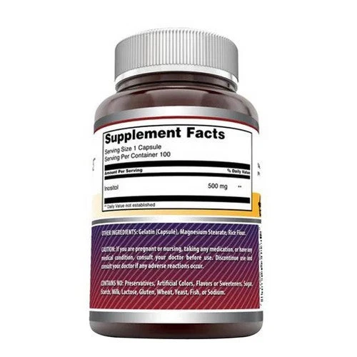 AMAZING FORMULAS INOSITOL 100 Caps 500 mg £23.00 - PicClick UK