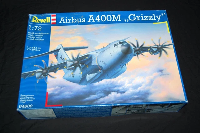 REVELL 1/72 SCALE Airbus A400M Atlas Military Transport Model Kit £33. ...