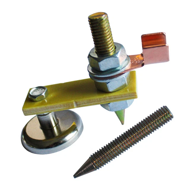 METAL MAGNETIC GROUNDING Clamp Holder Ground Connector Head Magnet ...