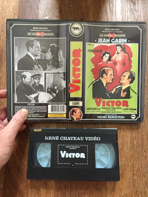 CASSETTE VIDEO VHS CINEMA RENE CHATEAU victor jean gabin jacques morel 2 EUR 4,00 - PicClick FR