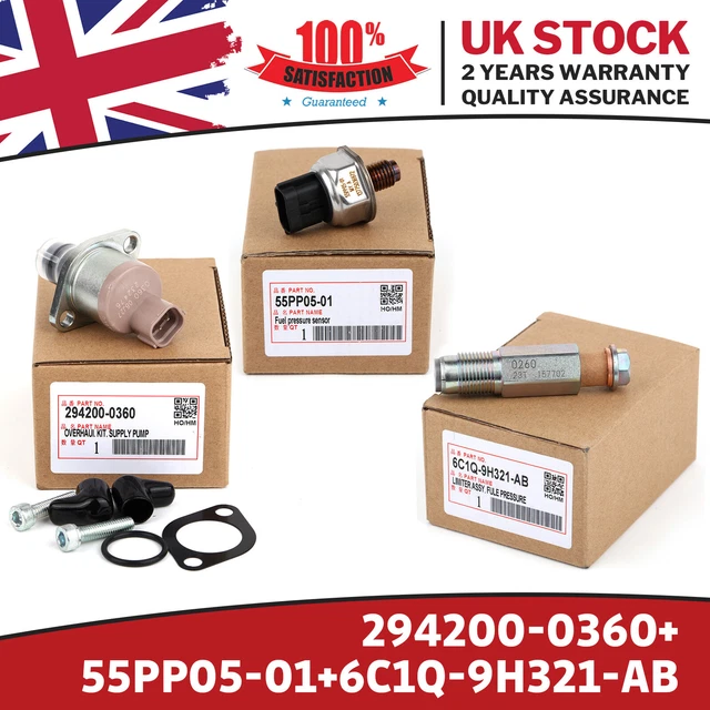 FUEL RAIL PUMP Valve Sensor Kit For FORD TRANSIT MK7 TOURNEO 2.2 2.4 ...