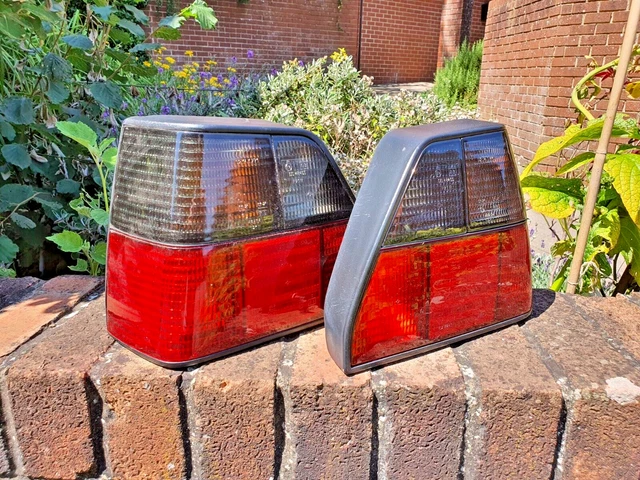 NEW VW VOLKSWAGEN Golf mk2 Fifft half smoked Tail Lights Rear tinted ...