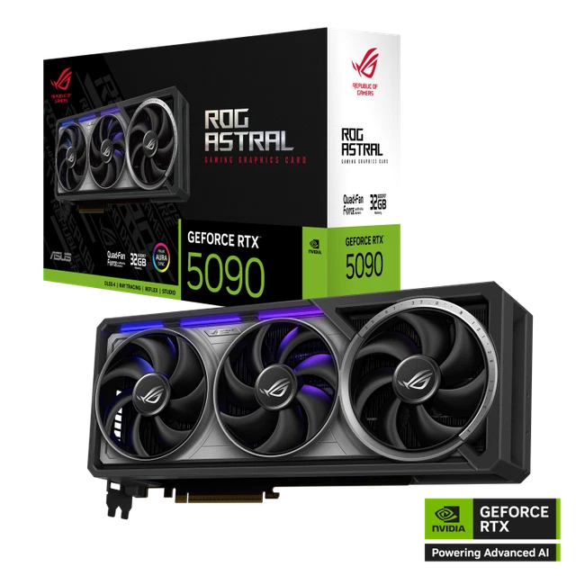 ASUS RTX 5090 ROG Astral Nvidia GeForce OC Edition 32GB GDDR7 Brand New ...