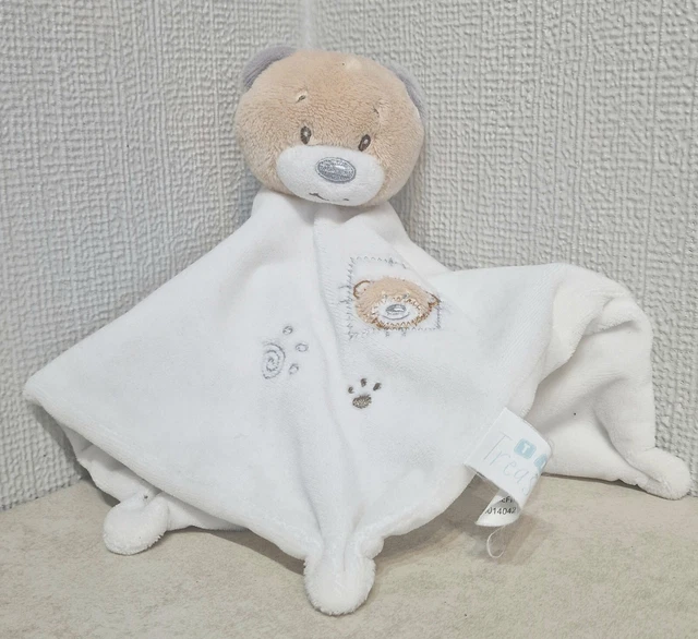 TINY TREASURES CARD Factory Teddy Bear Baby Comforter Blankie Soother ...