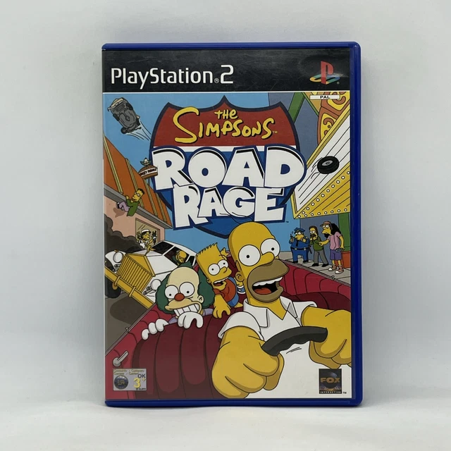 THE SIMPSONS ROAD Rage PS2 Sony PlayStation Video Game Free Post PAL ...