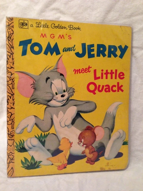 MGM'S - TOM and Jerry Meet Little Quack - 1977 - Little Golden Book ...