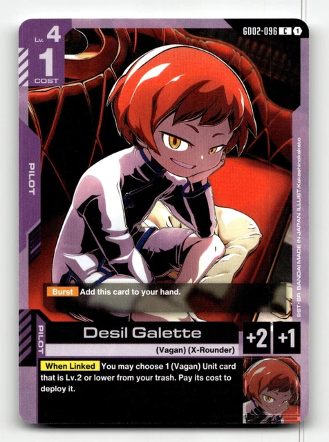 GUNDAM CARD GAME Desil Galette (C) - Dual Impact £1.77 - PicClick UK