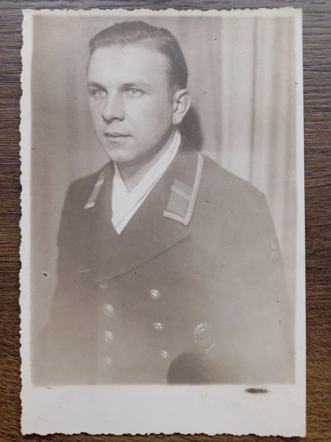 WW2 GERMAN NAVY Kriegsmarine NCO Photograph Photo Portrait Dated 1943 £ ...