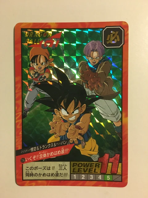 DRAGON BALL GT Super Battle Power Level Prism 738 Face A EUR 9,99 ...