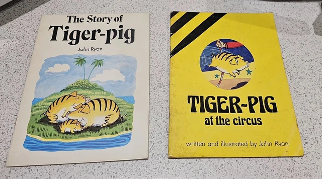 SET OF 2 The story of Tiger-pig & Tiger-pig at the circus first ...