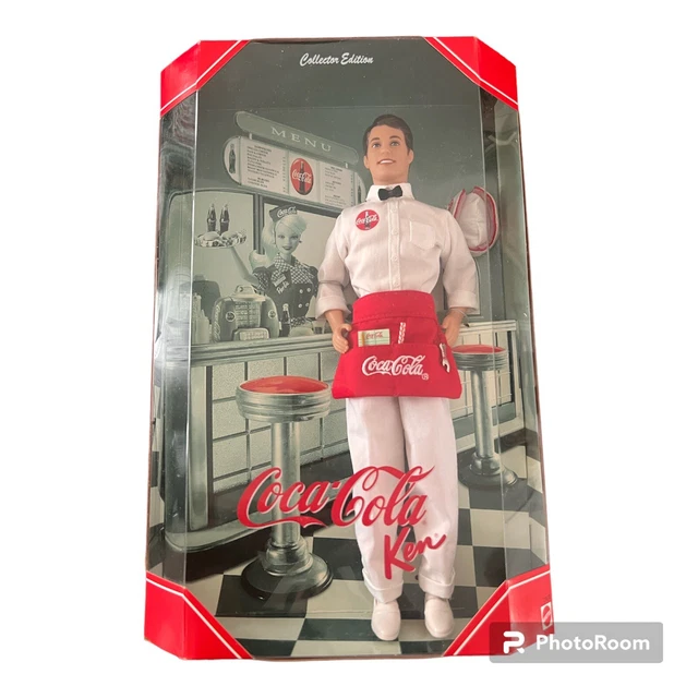 RARE COCA-COLA KEN, Barbie Collector Edition, 1999 Mattel £145.43 ...