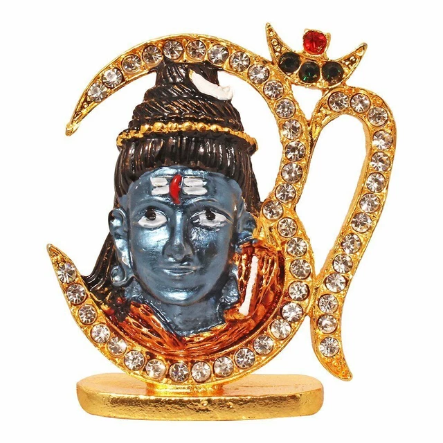 HINDU GOD LORD Shiva Shiv with Om Symbol Sign Idol Gift Item Statue $75 ...