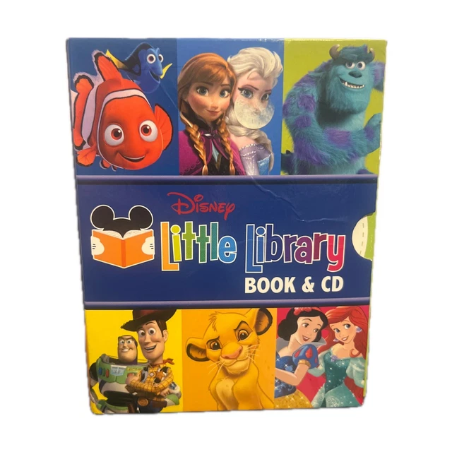 DISNEY LITTLE LIBRARY Book and CD Box Set Collection 2015 Nemo, Toy ...