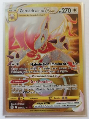 CARTE POKÉMON ZOROARK DE HISUI VSTAR GOLD EB11 ORIGINE PERDUE 213/196 NEUVE VF EUR 50,00 ...