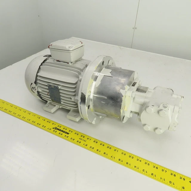 RICKMEIER R35/25 FL-Z 2.6kW Hydraulic Gear Oil Pump 460V 3PH 1705RPM 35 ...