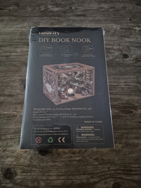 BEYOND LIBRARY BOOK Nook Kit DIY Miniature Dollhouse BRAND NEW AND ...