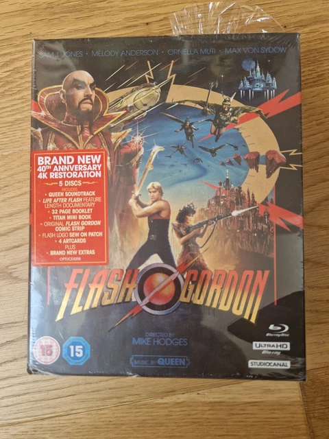 FLASH GORDON - OOP StudioCanal Limited Edition 4K UHD Blu-ray Box 5-DISC SET £104.72 - PicClick UK