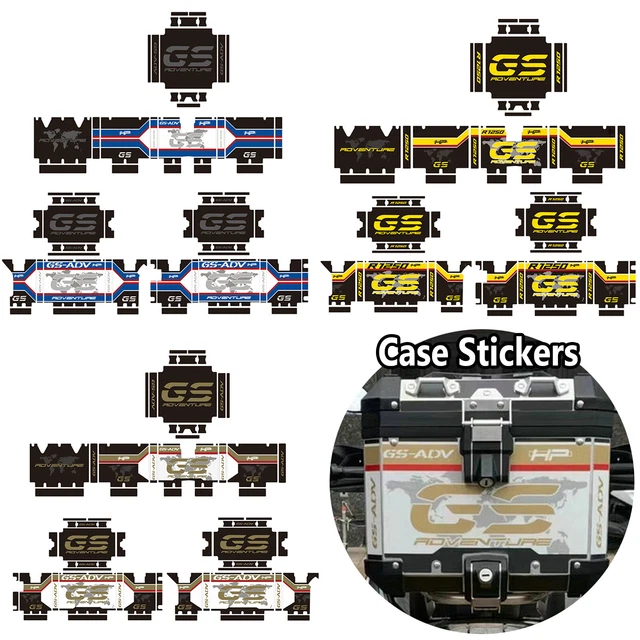 ALUMINUM PANNIERS STICKER For BMW R1200GS R1250GS Luggage Cases ...