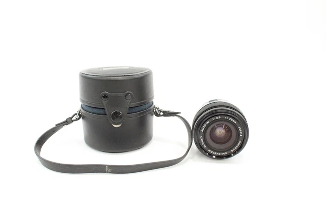 OLYMPUS OM-SYSTEM 28MM F/3.5 Manual Focus Camera Lens Mechanically ...