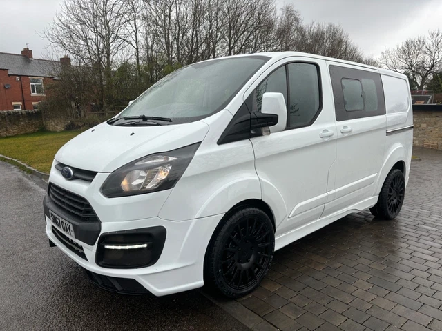 2017 FORD TRANSIT custom crew sport body kit euro 6 6seat £10,995.00 ...