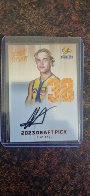 AFL LEGACY ULTIMATE 2024 DPS Copper CLAY HALL 055/175 WEST COAST EAGLES ...