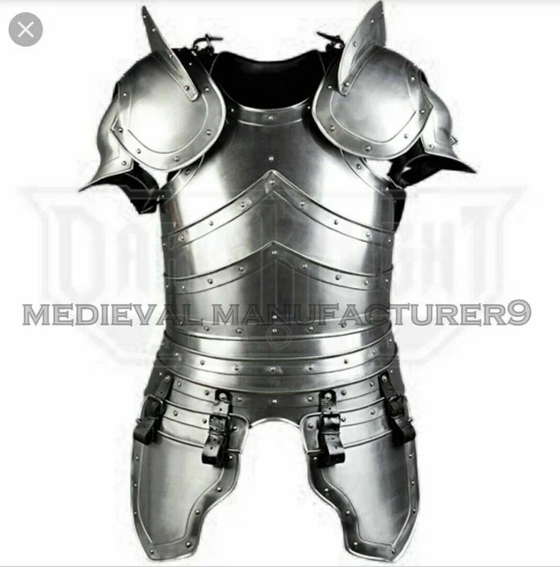 MEDIEVAL METAL AND Half Armor 18 Scale Wearable Knight Metal Suit $281. ...
