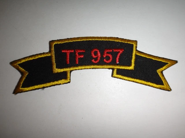 VIETNAM WAR SCROLL Patch US 5th Special Forces Group Task Force TF 957 ...