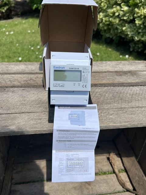MODBUS THREE PHASE Electric Energy Meter 100 Amp kWh Din Rail Power £39 ...