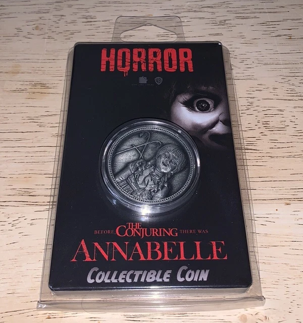 ANNABELLE THE CONJURING Series Horror Collectible Coin Fanattik EUR 5 ...