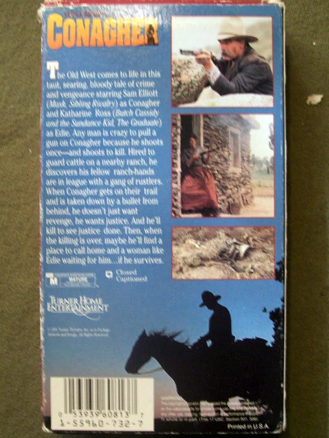 2 SAM ELLIOTT VHS ~ Conagher & Tombstone (Val Kilmer) £4.94 - PicClick UK