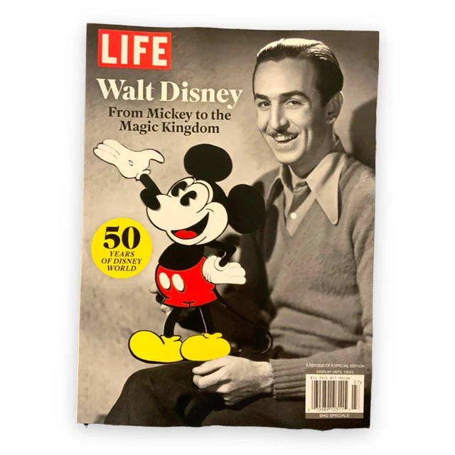 LIFE MAGAZINE • Walt Disney : From Mickey To Magic Kingdom 50 Years Of Disney £4.25 - PicClick UK