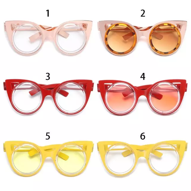 Bjd For 20~25cm Dolls Plush Doll Eyeglasses Glasses Clothes Cute Round