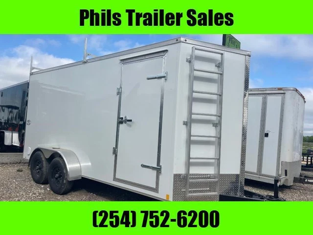 2023 CELL TECH NEW 7X16 V-NOSE ENCLOSED TRAILER CARGO TRAILERS CO 16.00 ...