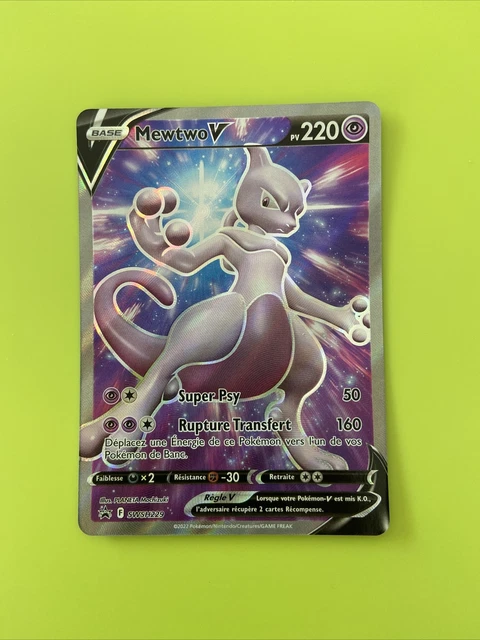 CARTE POKEMON MEWTWO SWSH229 PROMO Ultra Rare V FA Epée et Bouclier GO FR NEUF EUR 18,00 ...