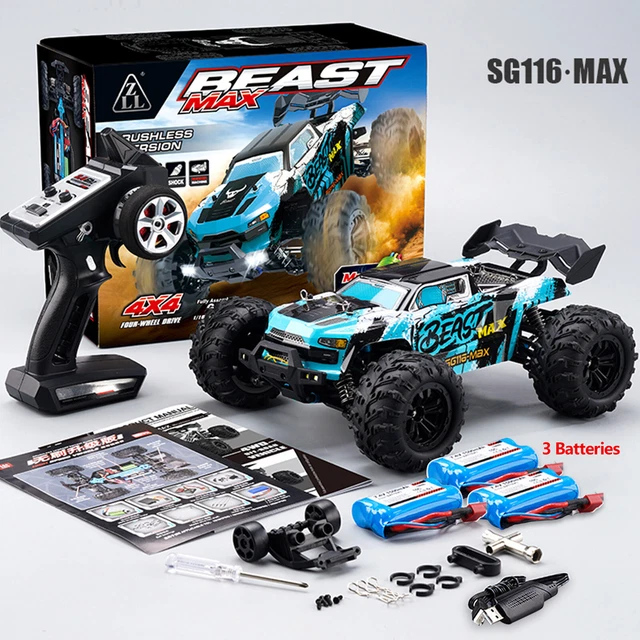 OFF-ROAD RC CAR 4WD 40KM/H High Speed Remote Control Trucks Monster ...