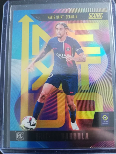 2023-24 PANINI SCORE ligue 1 Barcola next up Case Hit paris saint ...