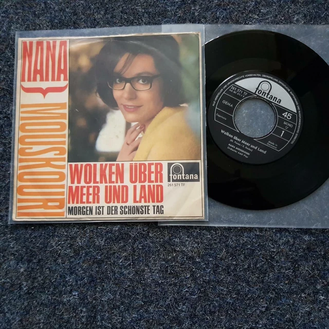 NANA MOUSKOURI - Wolken über Meer und Land 7'' Single EUR 19,49 - PicClick FR