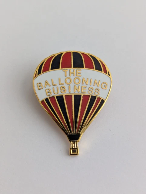 THE BALLOONING BUSINESS Hot Air Balloon Enamel Pin Badge £5.00 ...