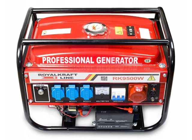 4-TAKT RK9500WE STROMERZEUGER Stromgenerator Generator Notstromaggregat ...