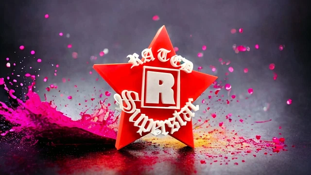 WWE EDGE RATED R SUPERSTAR 3d printed Logos 18cm x 18cm £25.00 ...