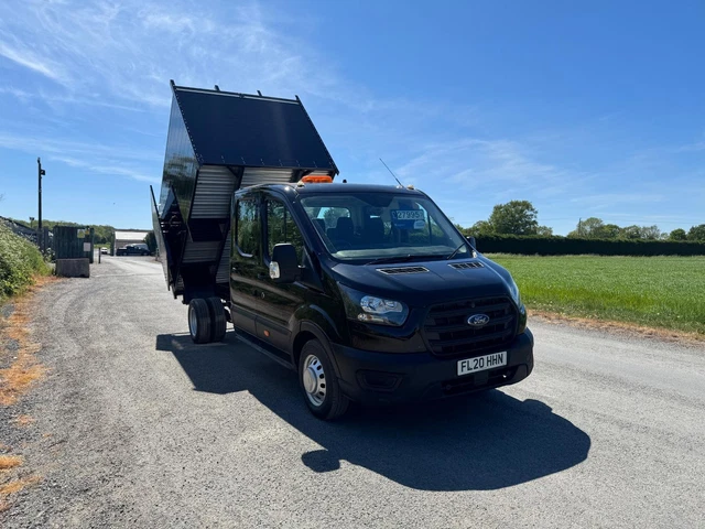FORD TRANSIT 2.0 350 EcoBlue Leader Double Cab arb tipper 4dr Diese ...