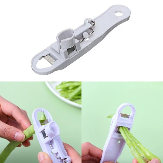 GREEN BEAN SLICER French Style Strings Remover Runner Beans Peeler Bean ...