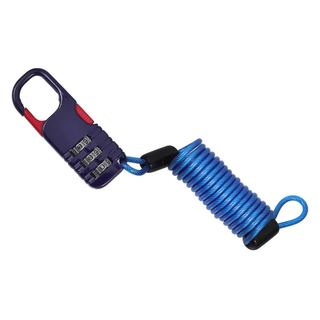 OUTDOOR CABLE LOCKING Device Heavy Duty Bicycle Riding Flexible Bike ...